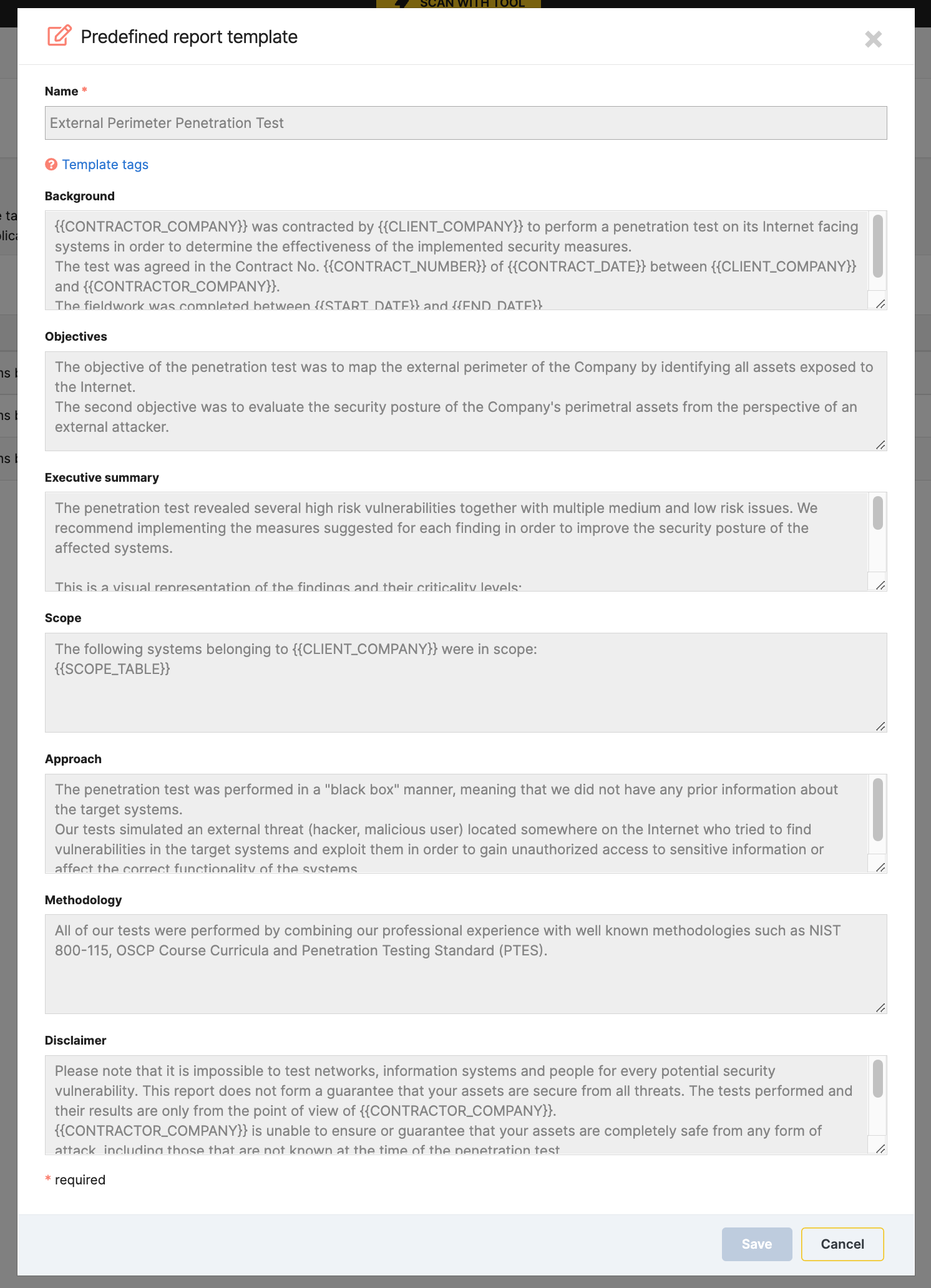 External Vulnerability Scanner For Networks And Apps